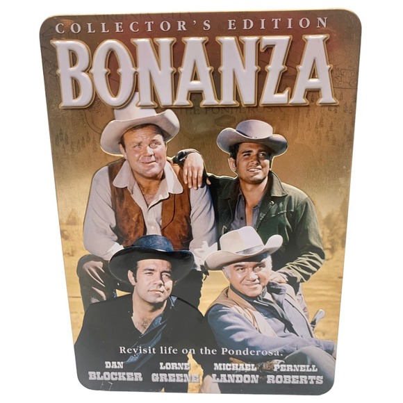Media | Bonanza Revisit Life On The Ponderosa Dvd 211 5disc Set Tin Can ...